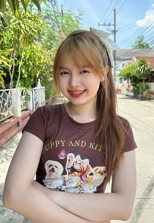 วาร์ป Chantikut Chutikarn น่ารักสวย ออร่าขาวแฟนคลับหลงรัก